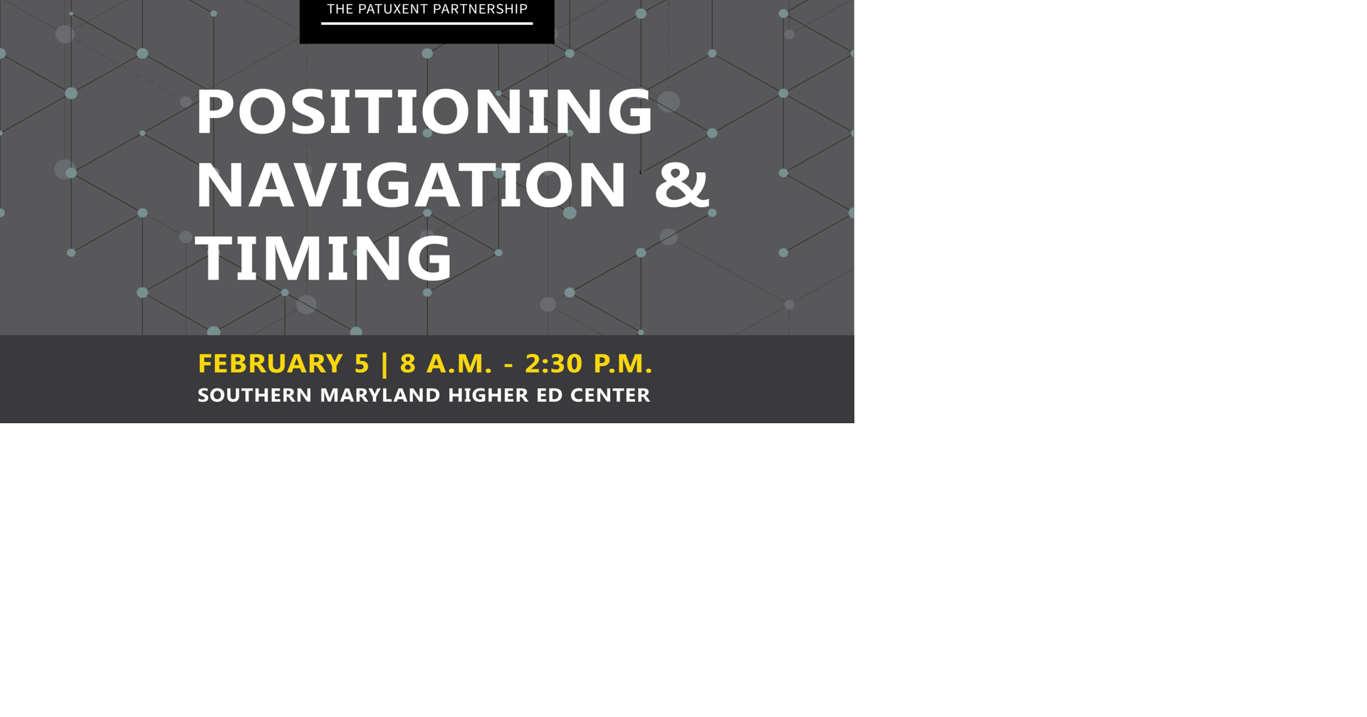 Positioning, Navigation & Timing Conference | The Enterprise | somdnews.com