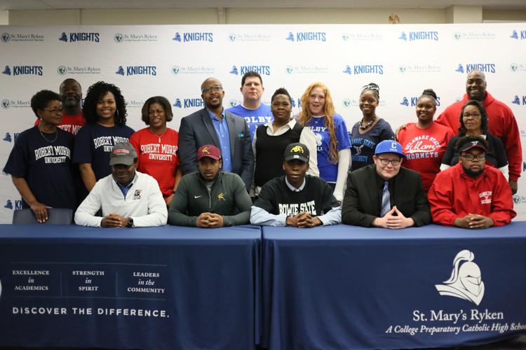 St. Mary’s Ryken football players sign on National Signing Day ...