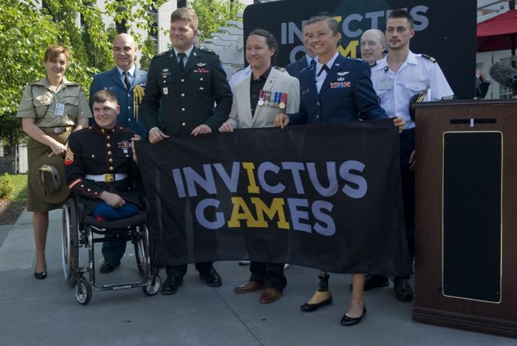 Invictus Games Flag Handover Ceremony commemorate the passing of ...