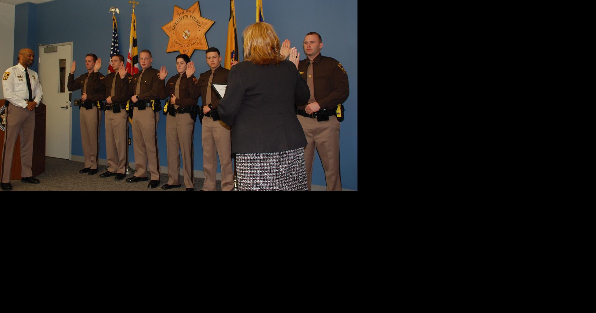 Seven new officers sworn-in to the CCSO | Crime and Courts | somdnews.com