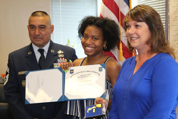 Lackey JROTC cadet helps save injured woman, receives Gold Valor Award ...