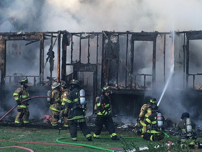 Firefighters injured battling St. Leonard blaze | Breaking | somdnews.com