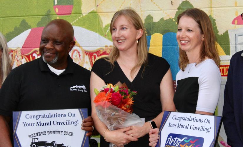 Calvert fair officials unveil rural mural | Local News | somdnews.com