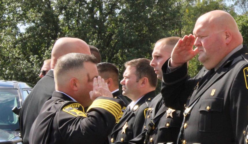 Cox presides over first promotion ceremony as Calvert sheriff | Local ...