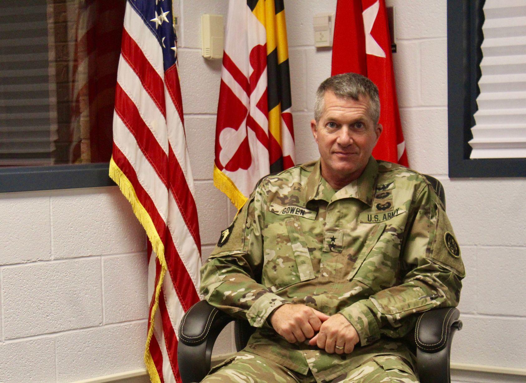 Maj. General Gowen named 30th adjutant general of Maryland National ...