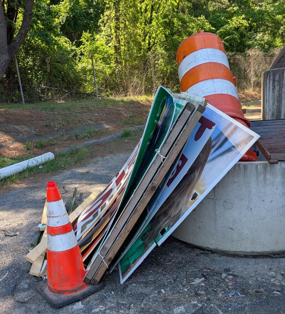 Unauthorized political signs removed from state highway right of ways ...