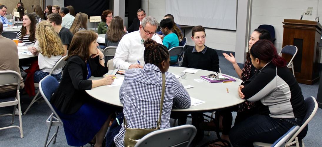 Calvert students discuss issues at inaugural Student Town Hall forum ...