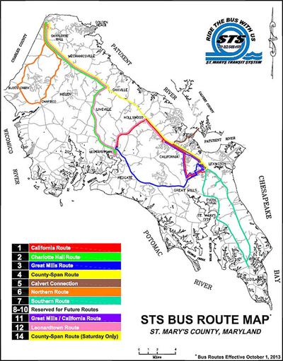 STS bus service travels throughout St. Mary's | St. Mary's Guide ...