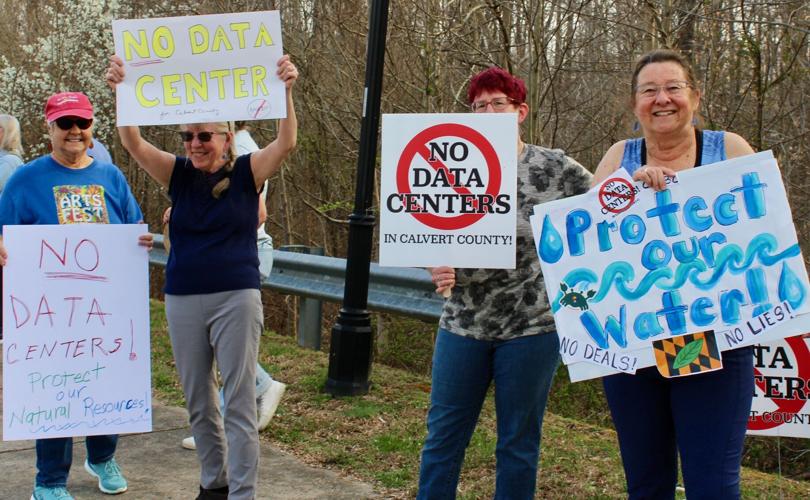 Amazon open house provides info, draws demonstrators in Calvert | Local ...