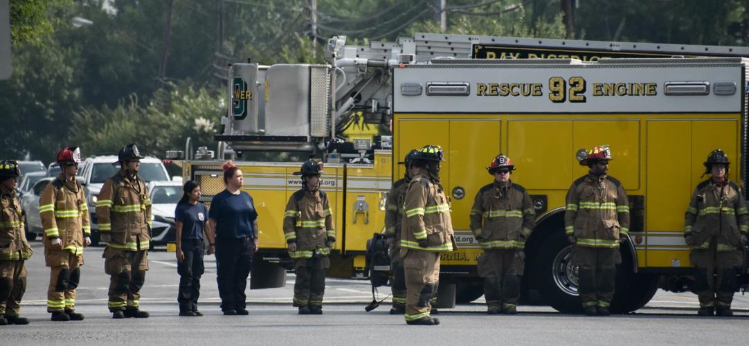 Honoring a hero: Procession for fallen firefighter draws large crowd ...