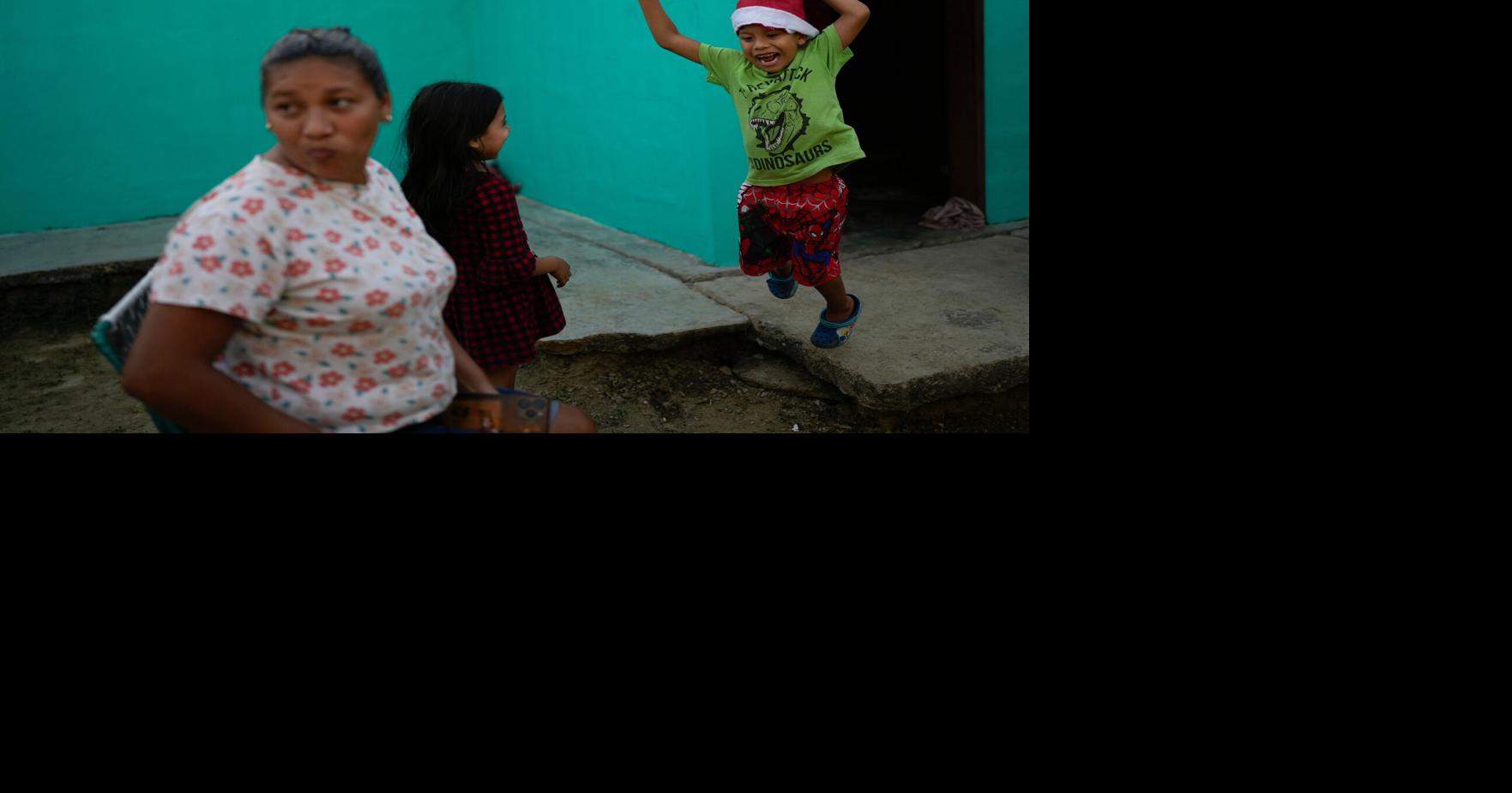 Photos show Venezuelan migrants spending Christmas at home after ...