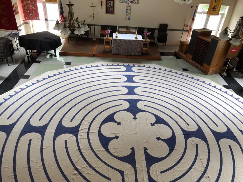 Indoor Labyrinth Available to the Community To Walk | The Enterprise ...