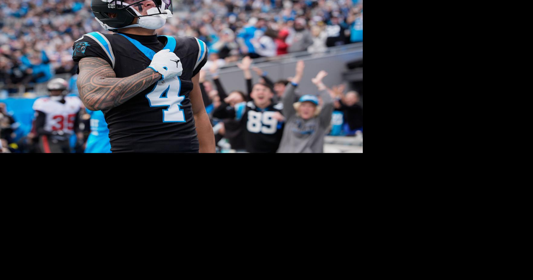 Bryce Young throws 2 TDs, Panthers finally beat Bucs 23-20 to take over ...