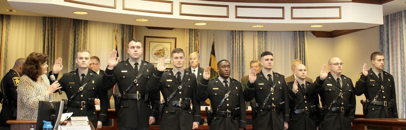 Eight new recruits sworn in as Calvert deputies | Local News | somdnews.com