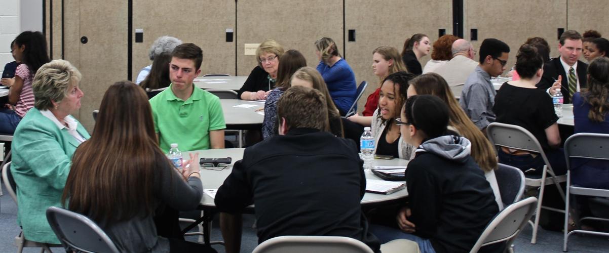 Calvert students discuss issues at inaugural Student Town Hall forum ...