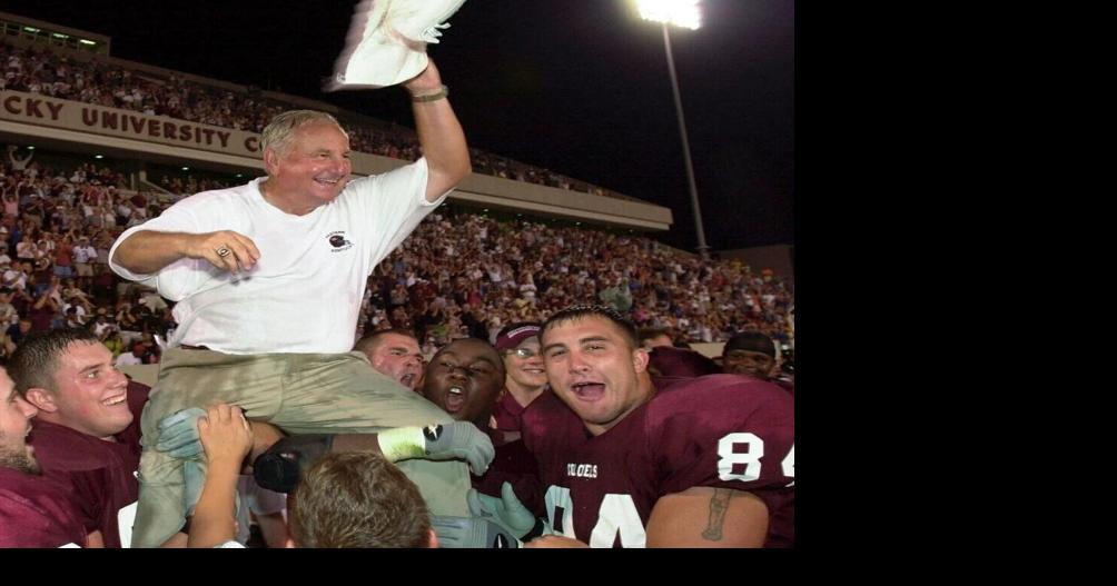 Roy Kidd, beloved and legendary coach at Eastern Kentucky University ...