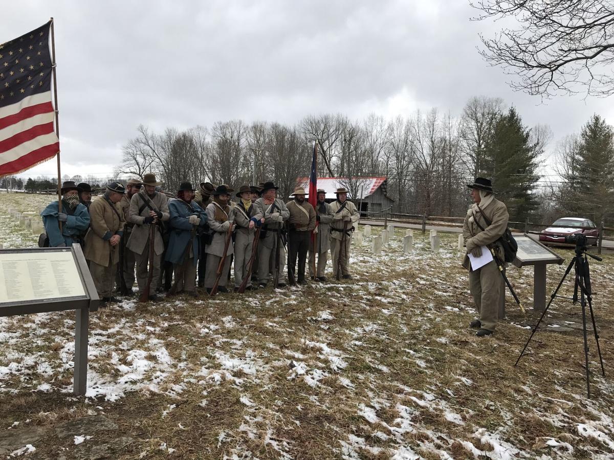 159th anniversary of Battle of Mill Springs celebrated in snowy style ...