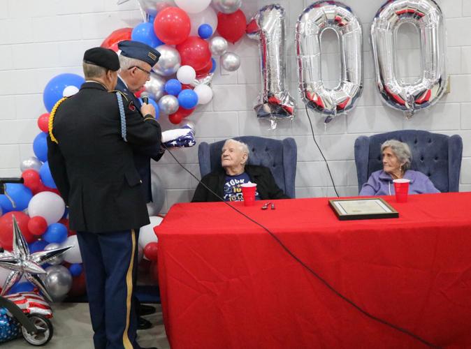 Going strong: David Elder celebrates 100th birthday in style | News ...