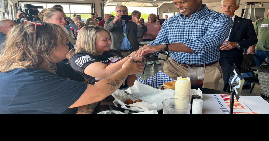 On the campaign trail, Cameron vows to retire Beshear in governor race ...