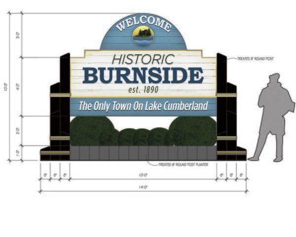 Burnside welcome sign should be up by late October | Local News ...