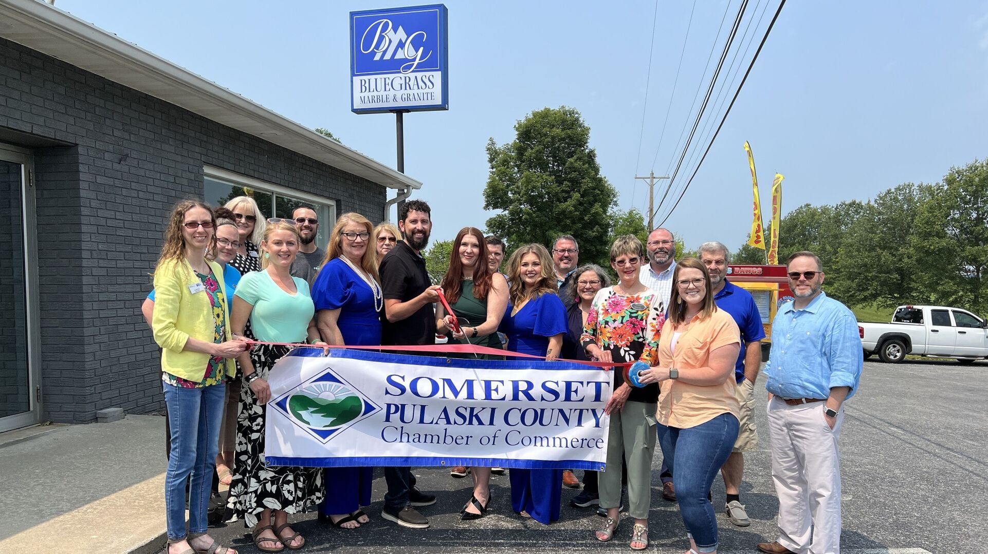 CHAMBER RIBBON CUTTING - Bluegrass Marble & Granite of Somerset ...