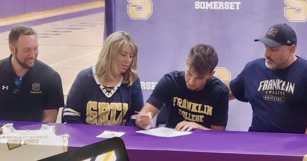 Indred Whitaker signs with Franklin College | Sports | somerset ...