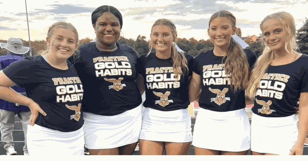 Five Somerset basketball players are also cheerleading this season ...