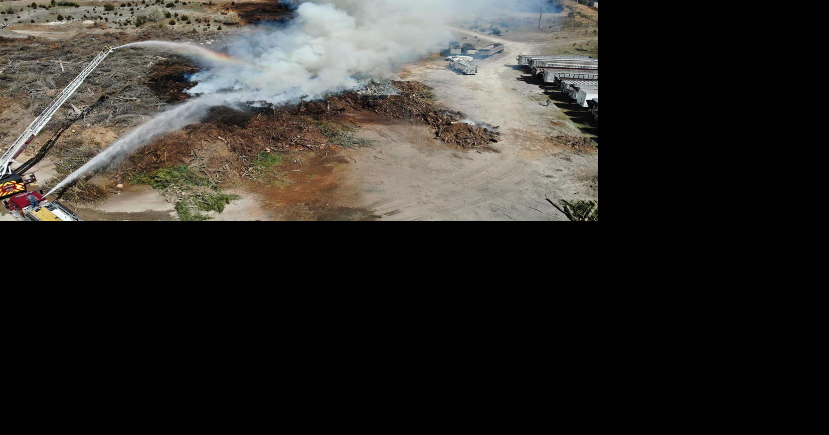 Firefighters battle blaze at compost site overnight | | somerset ...