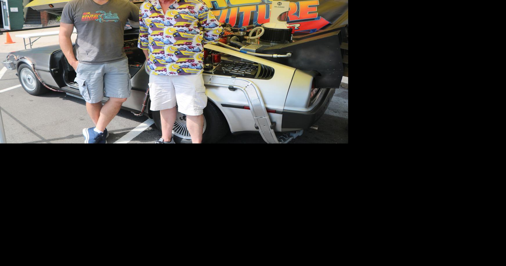 Back in time: AMC showcase, DeLorean replica power May Somernites with ...