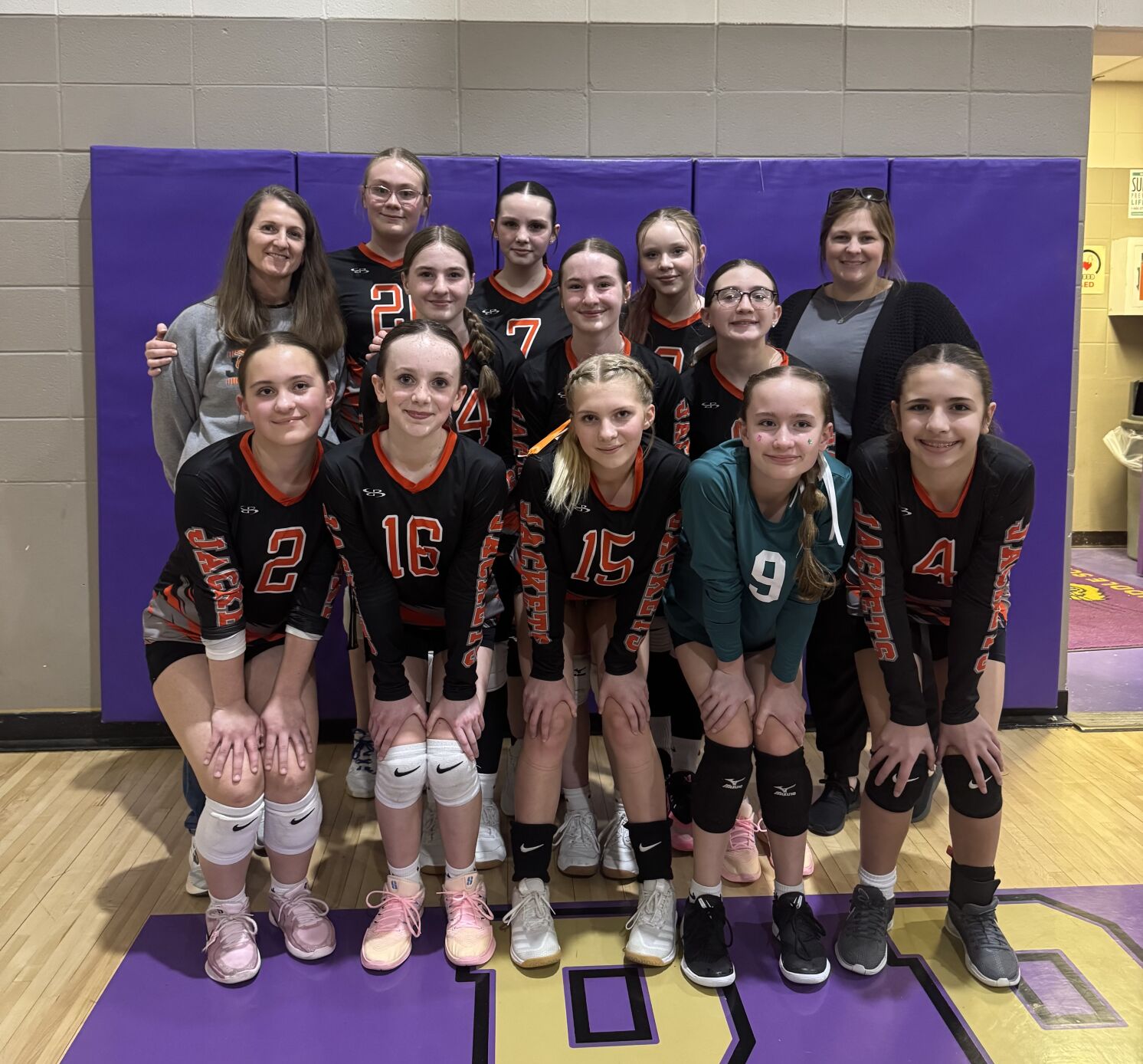 Science Hill seventh grade volleyball team finishes season undefeated ...