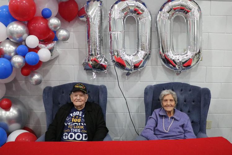 Going strong: David Elder celebrates 100th birthday in style | News ...