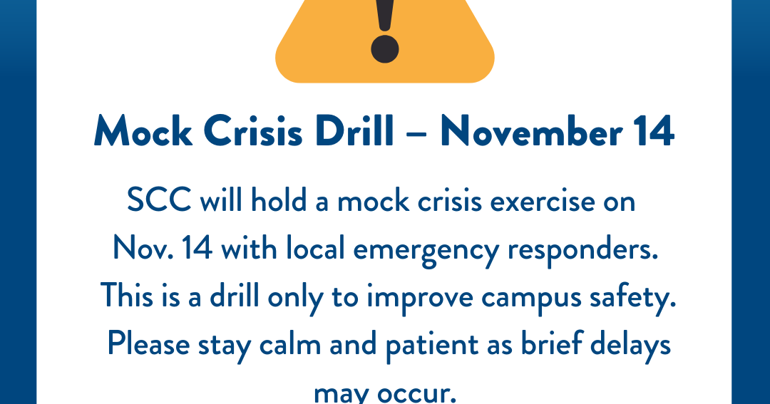 SCC to conduct Full Mock Crisis Exercise on November 14 | News ...