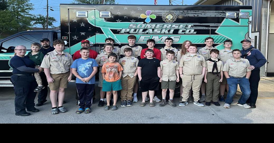 Chester Kaiser Troop 79 Scouts tour EMS Center | Community | somerset-kentucky.com