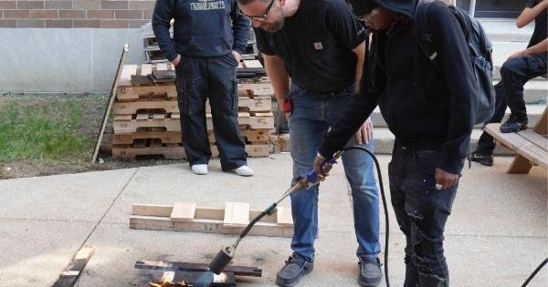Japanese wood charring technique sparks creativity at Andrew