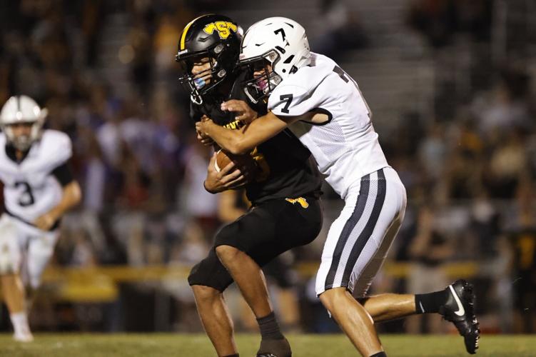 High school football: Greenon’s Kai Ricks scores four touchdowns as ...