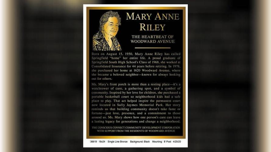 Neighborhood marker placed in Springfield for ‘local legend’ Mary Anne ...
