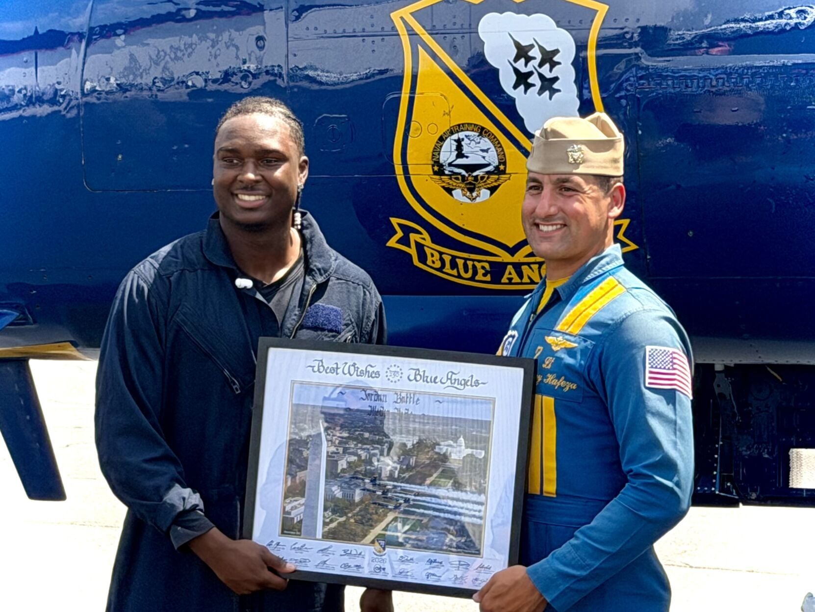 See what Cincinnati Bengal player said about his Blue Angel flight at ...