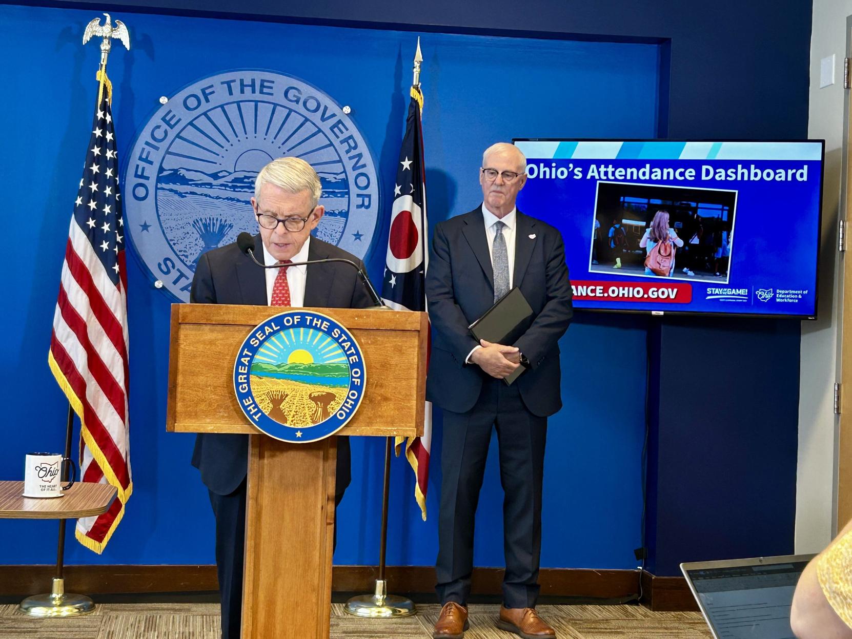 Gov. DeWine unveils Ohio public school attendance dashboard | Local ...
