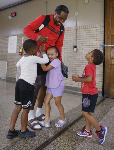 Braxton Miller, former teacher Amy Fugate team up to empower students ...