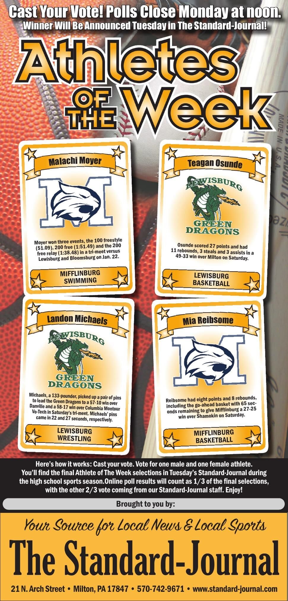 Athlete of the Week | Athlete Of The Week | standard-journal.com