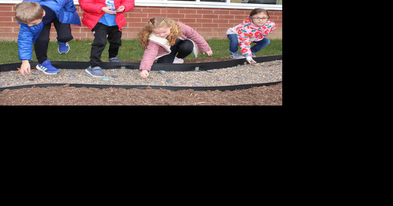 Elementary school rock garden designed to teach empathy, connectedness ...