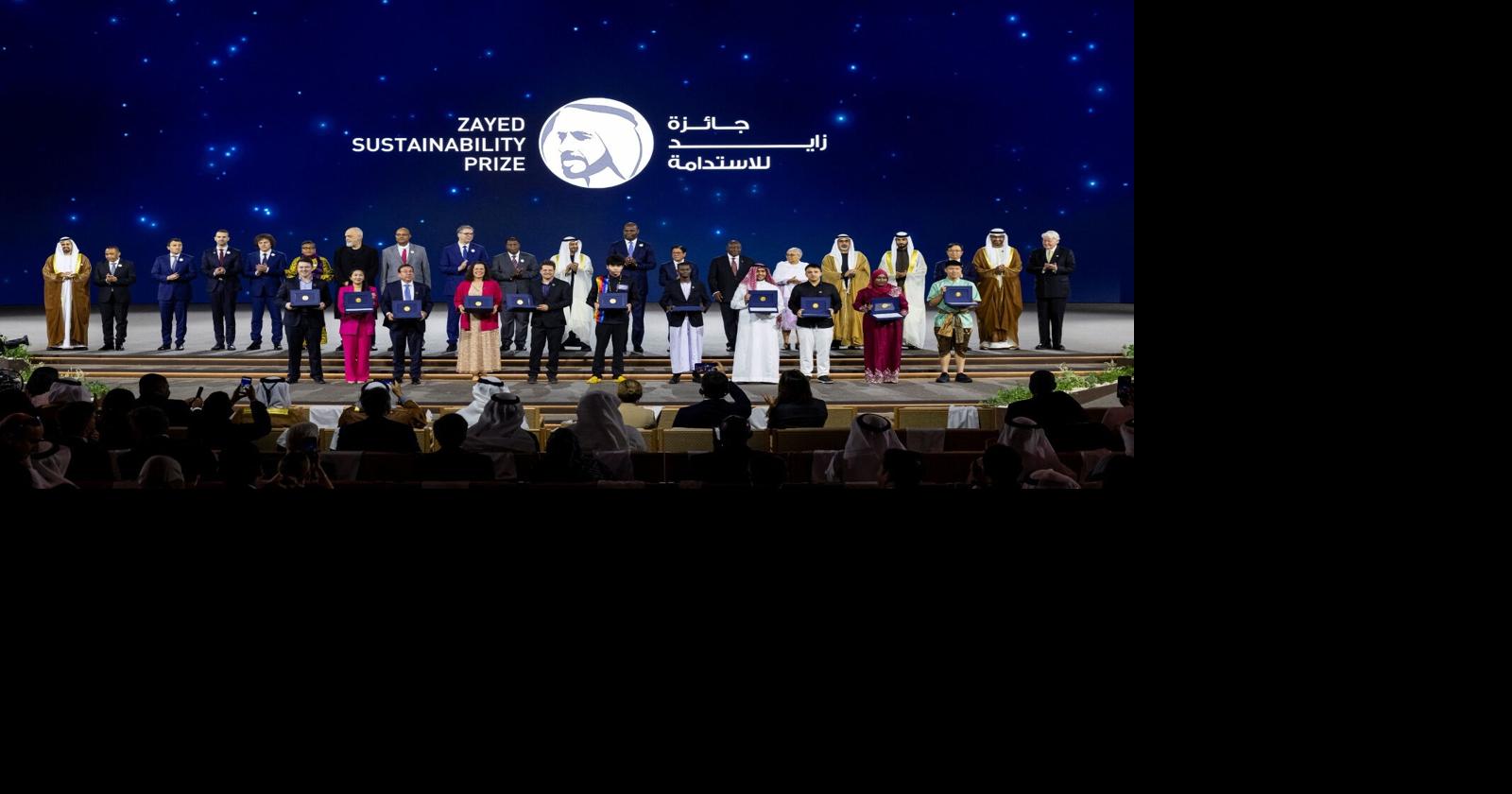Der Zayed Sustainability Prize würdigt globale Vorreiter, die den ...