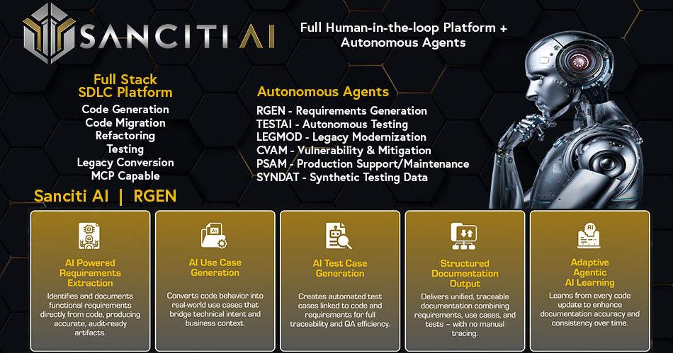 Sanciti AI Revolutionizes Software Lifecycle with RGEN: The Autonomous ...