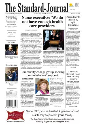 Page A1 | e-Edition | standard-journal.com