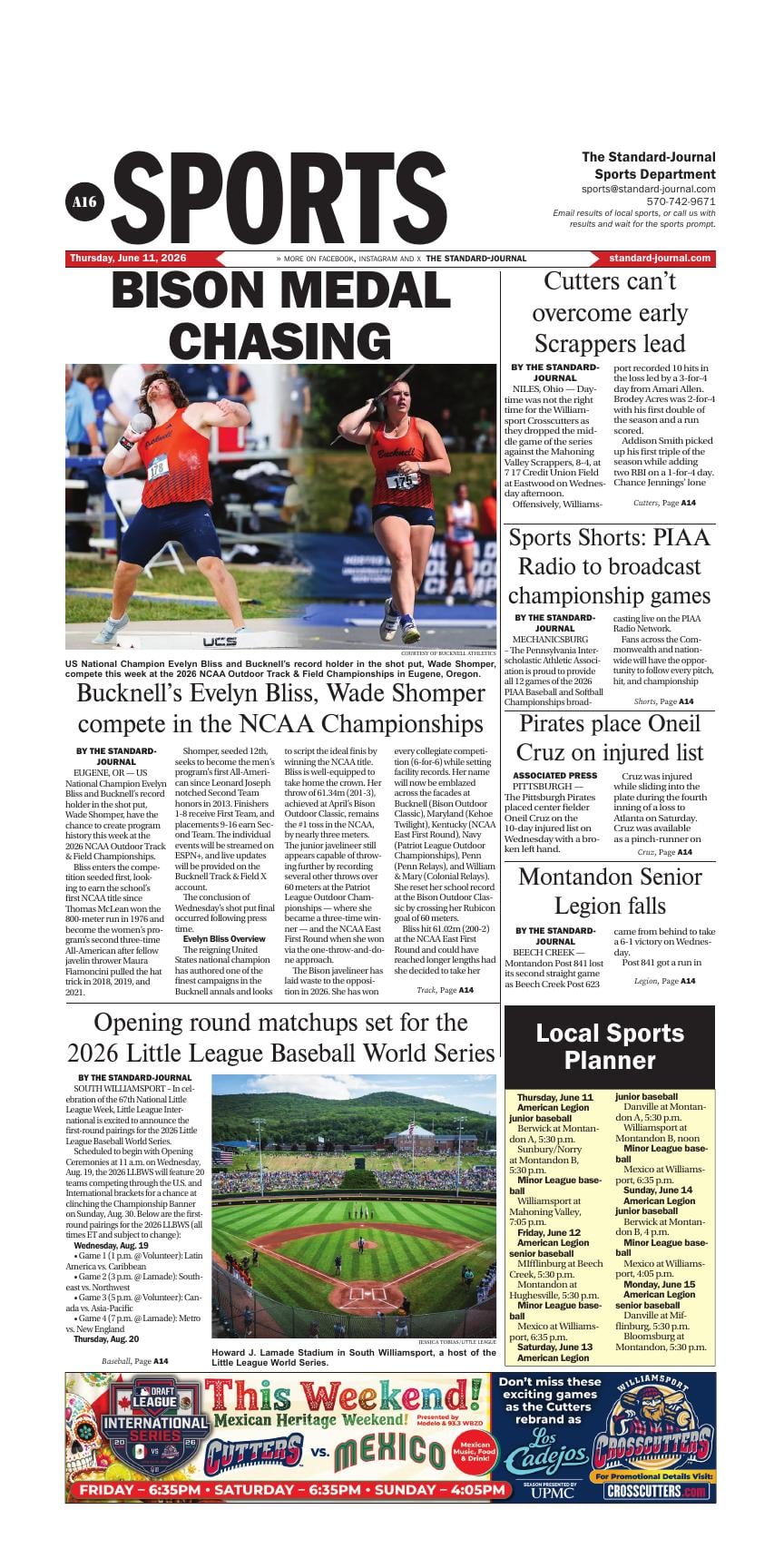 Page A1 | e-Edition | standard-journal.com