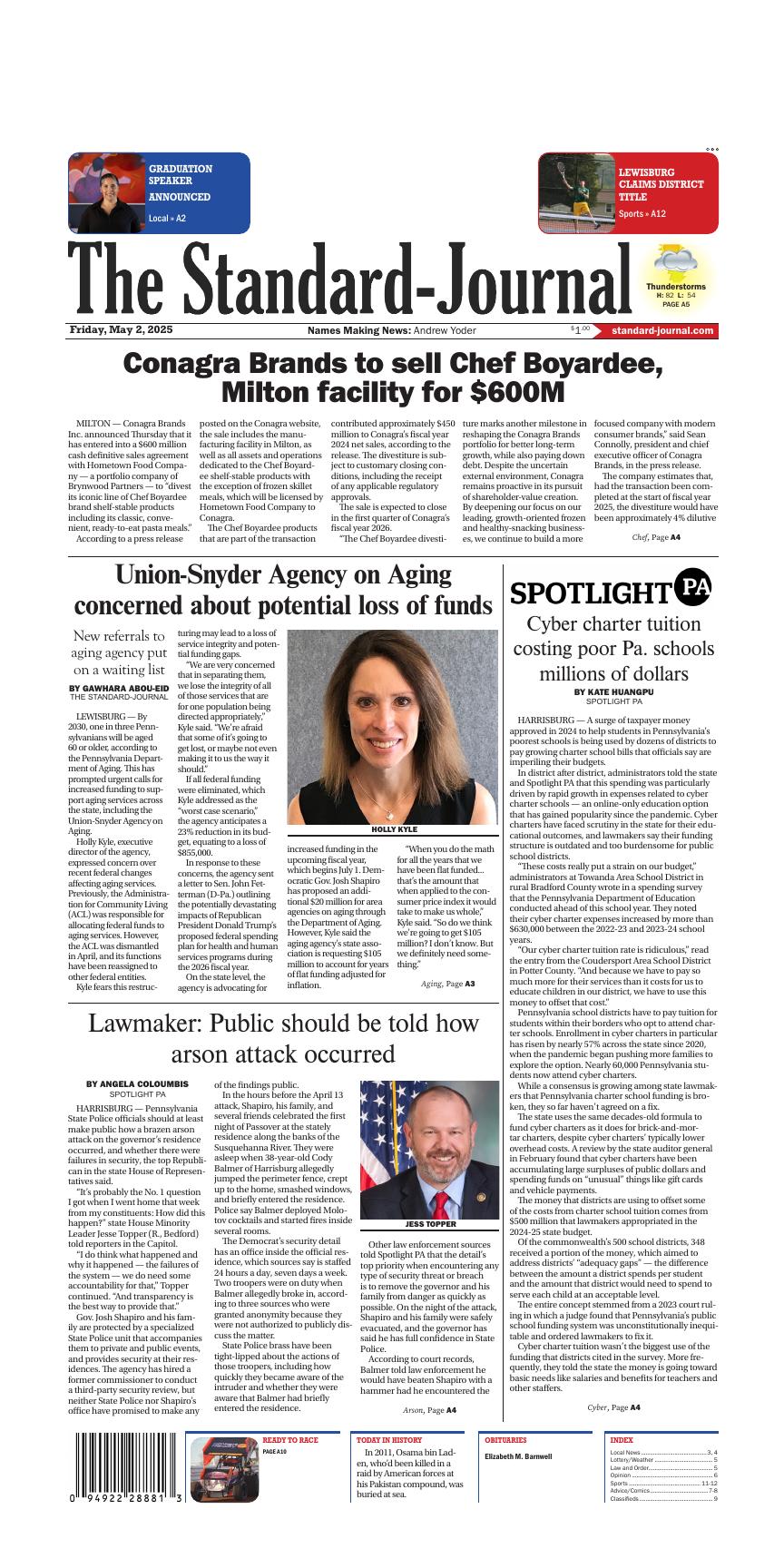 Page A1 | e-Edition | standard-journal.com