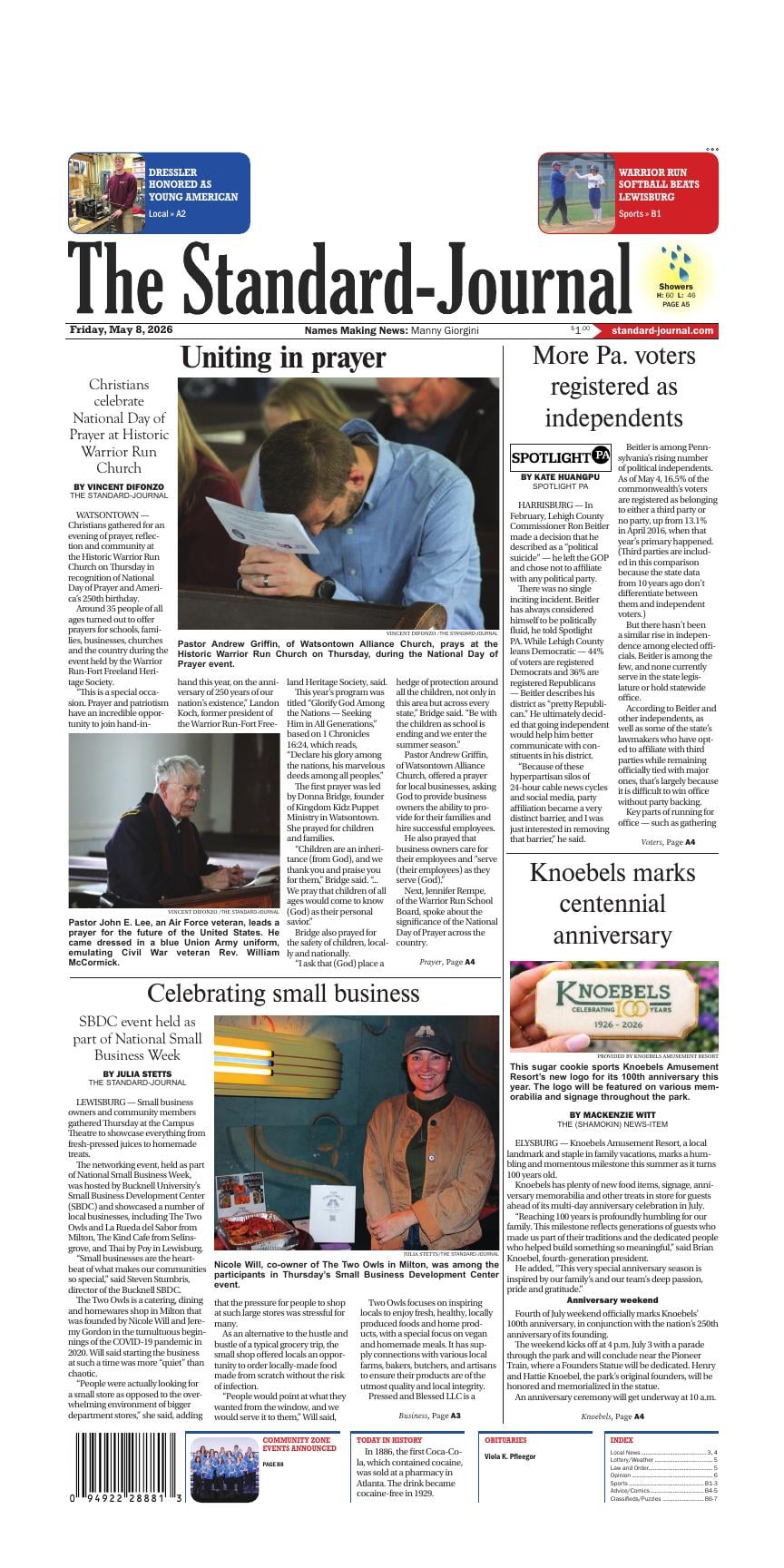Page A1 | e-Edition | standard-journal.com