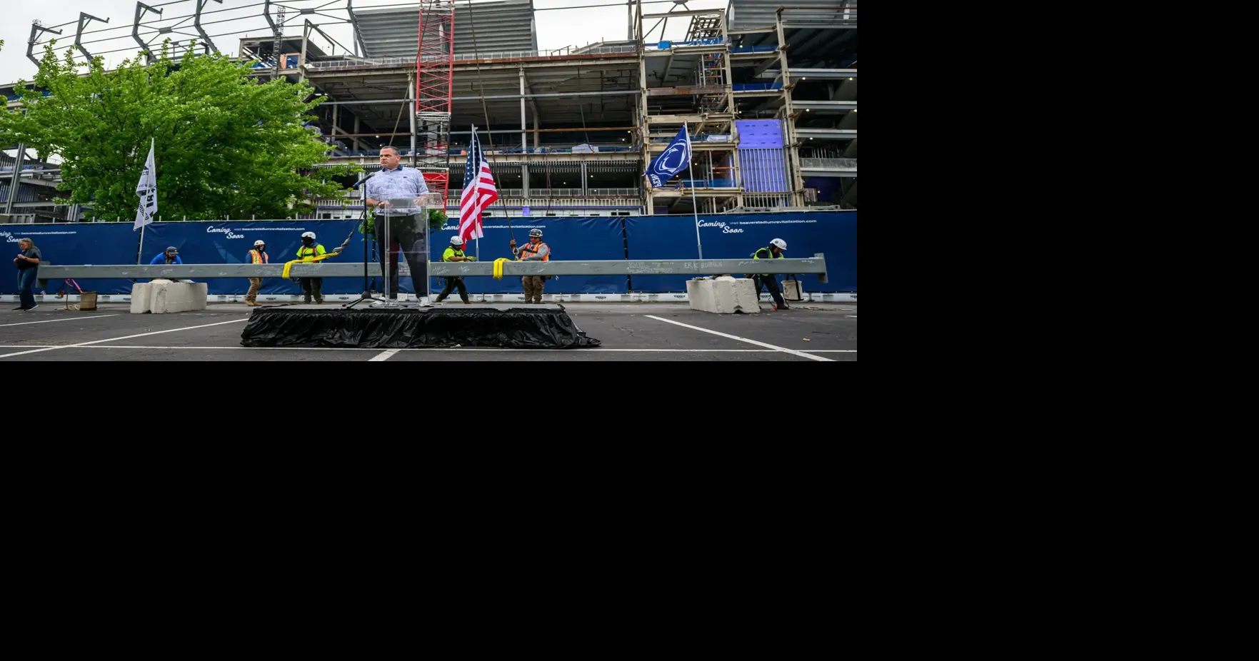 Penn State 'tops off' Beaver Stadium project | Sports | starbeacon.com