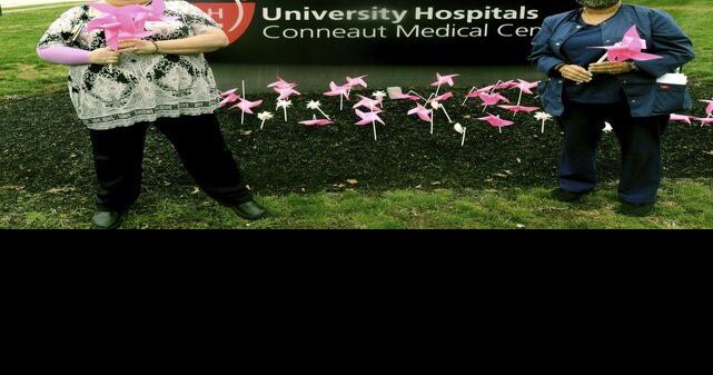 Pinwheels blow away breast cancer at UH Conneaut and Geneva | Local ...