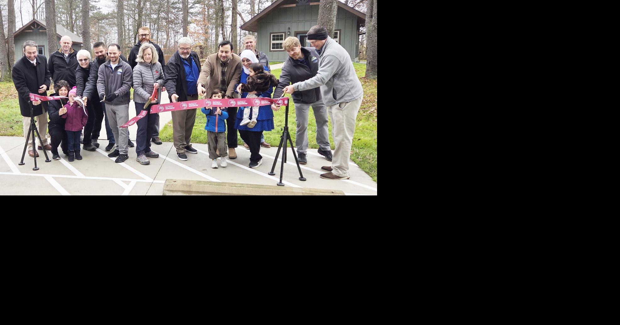 Dozens gather to celebrate new cabins at Pymatuning State Park | Local ...